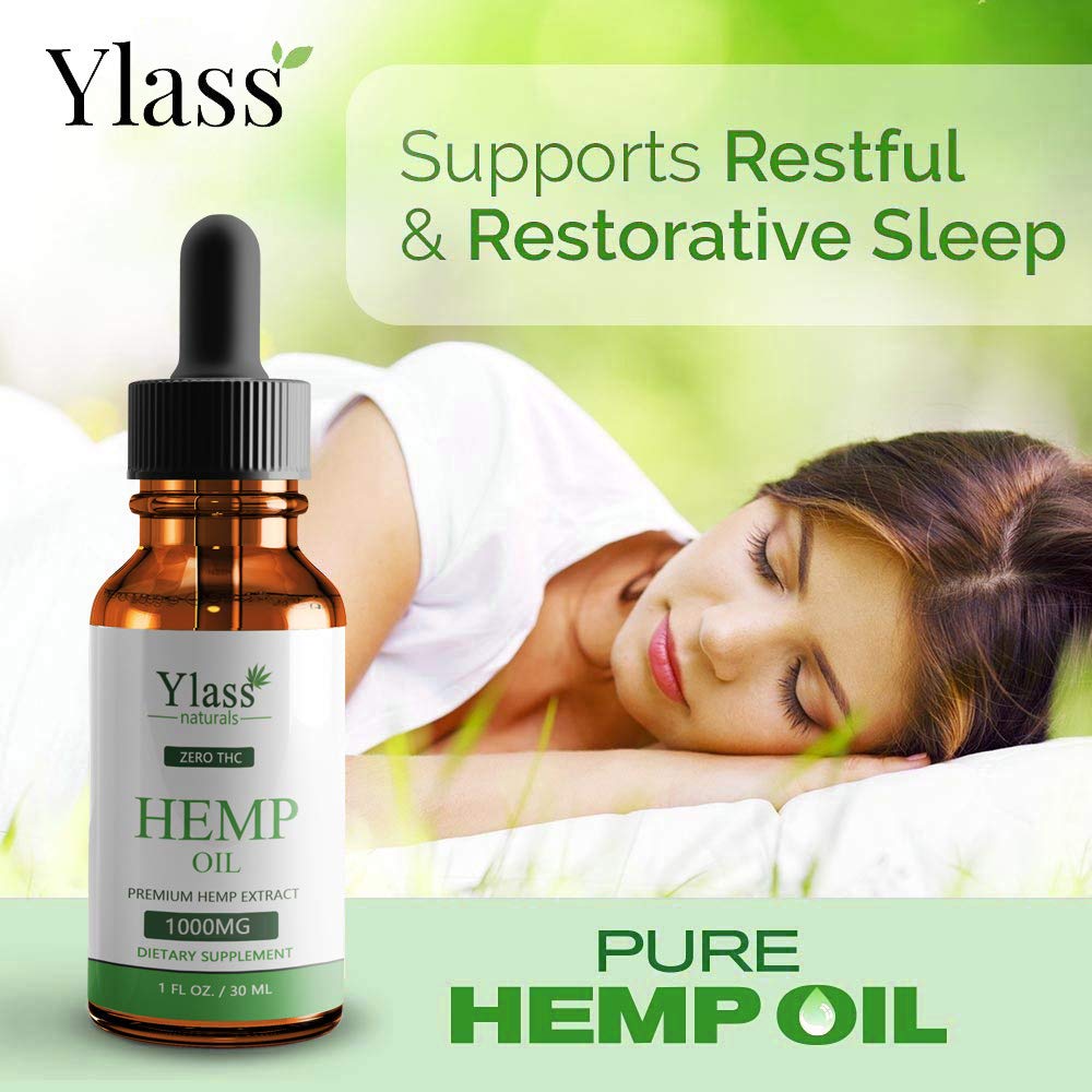 (2 Pack) Hemp Oil Extract – 1000mg of Organic Hemp Extract – Grown ...