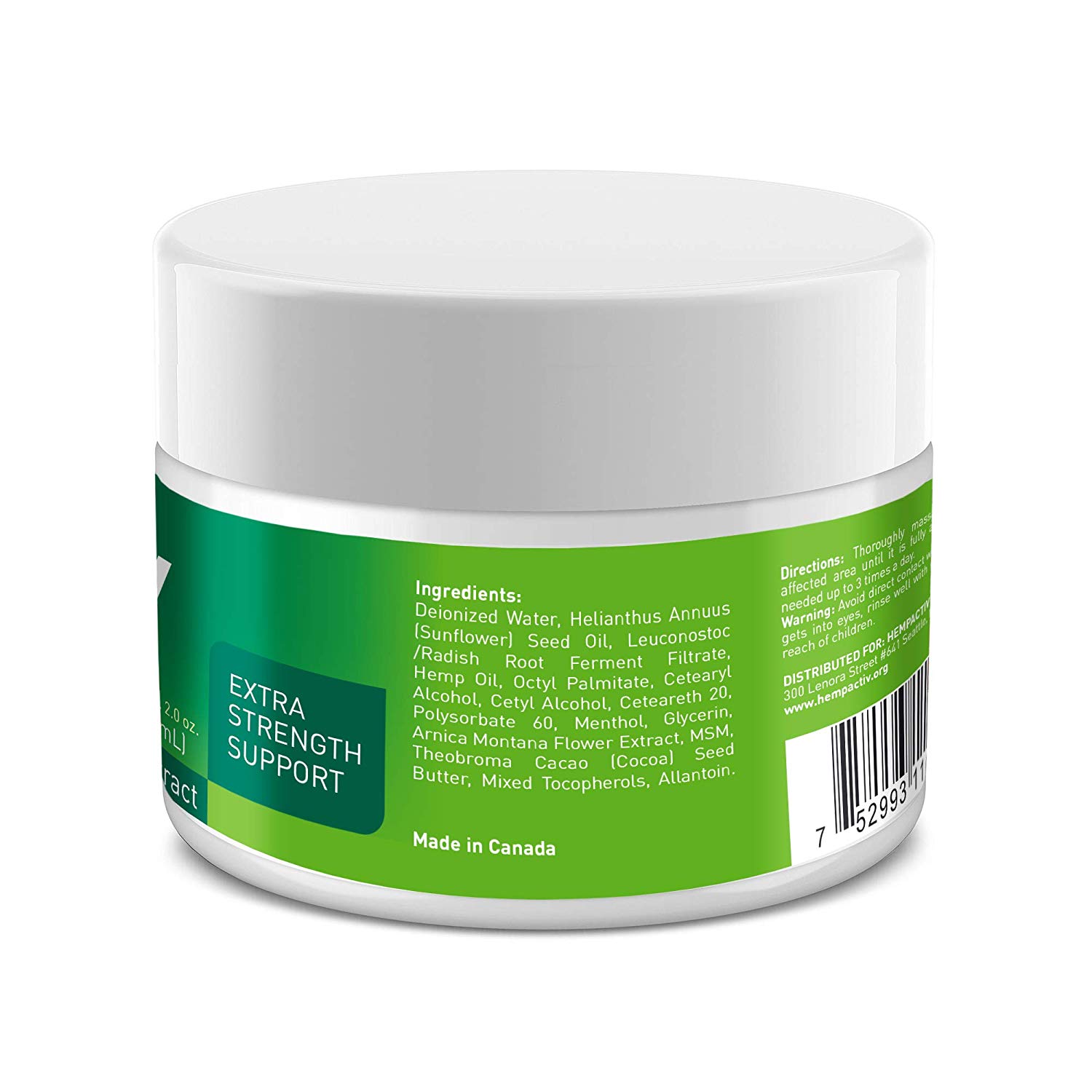 Organic Hemp Relief Cream – 5000 Mg – Made in USA – Natural Hemp ...