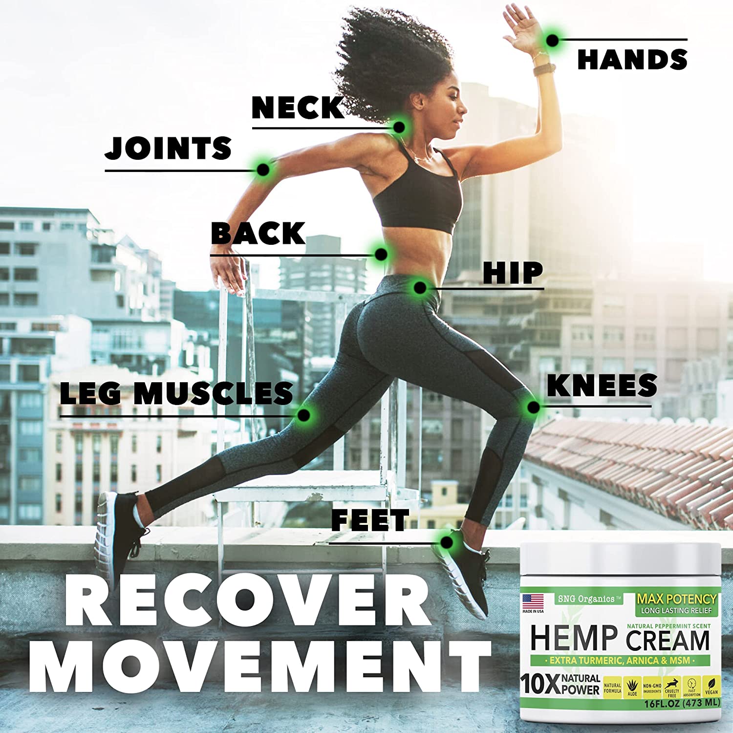 Organic Hemp Relief Cream – 15000 Mg – Made in USA – Natural Hemp ...